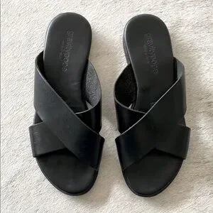 Gravitypope | Shoes | Gravity Pope Black Slide Sandals | Poshmark